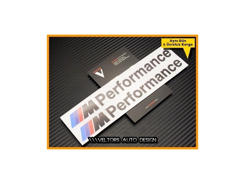 BMW Body M Performance Logo Amblem Seti