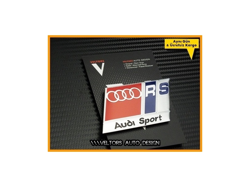Audi RS Sport Araç Logo Amblem