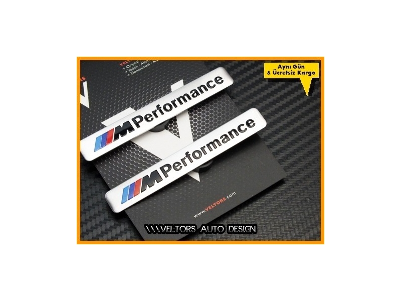 BMW M Performance Logo Amblem Seti