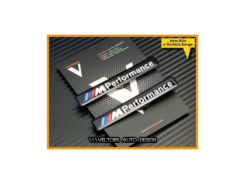 BMW M Performance Logo Amblem Seti