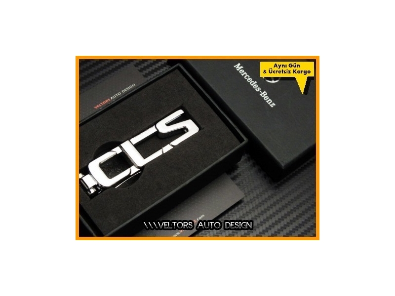 Mercedes CLS Class Serisi Logo Amblem Özel Krom CLS Anahtarlık