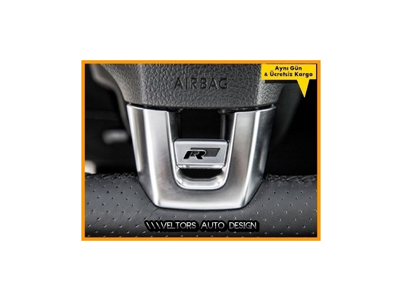 VW R Line Direksiyon Logo Amblem