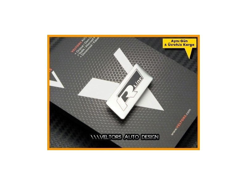 VW R Line Direksiyon Logo Amblem