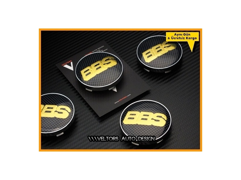 BBS Logo Amblem Jant Göbeği Göbek Kapak Seti