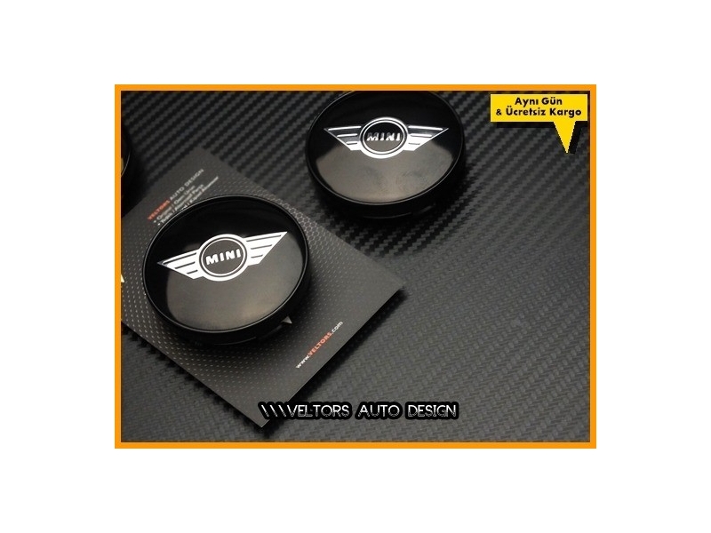 Mini Wings Logo Amblem Jant Göbeği Göbek Kapak Seti