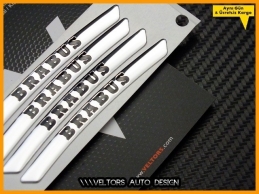 Mercedes Brabus Jant Çerçeve Logo Amblem Seti
