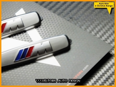 BMW M Technic M Logo Amblem M Koltuk Döşeme Logo Amblem Seti