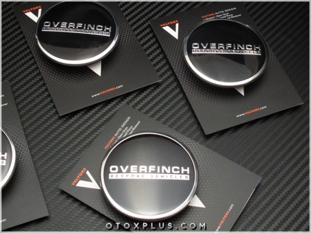 Land Rover Overfinch Logo Amblem Jant Göbeği Göbek Kapak Seti
