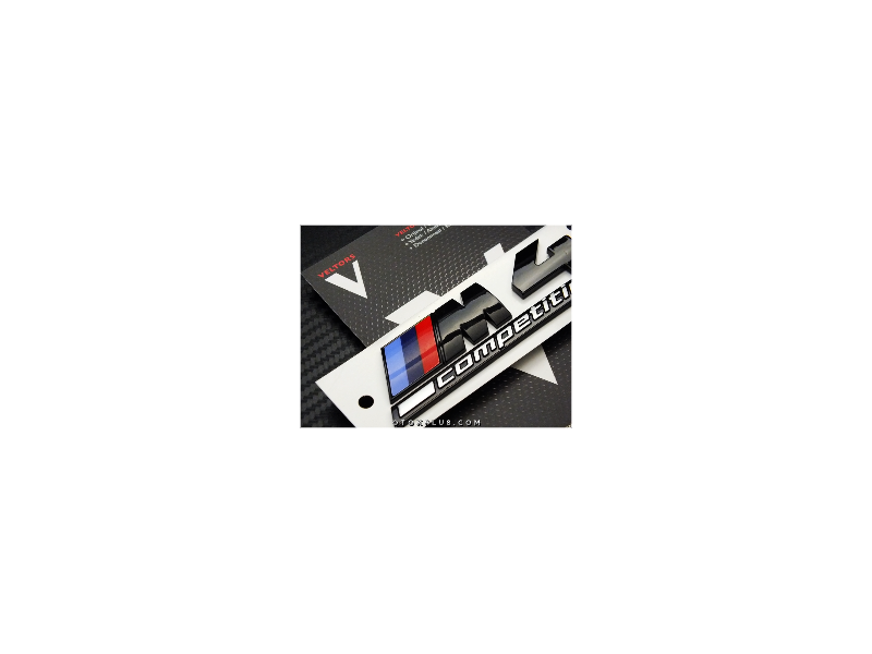 BMW Black / Siyah M4 Competition M4 Logo Amblem Seti