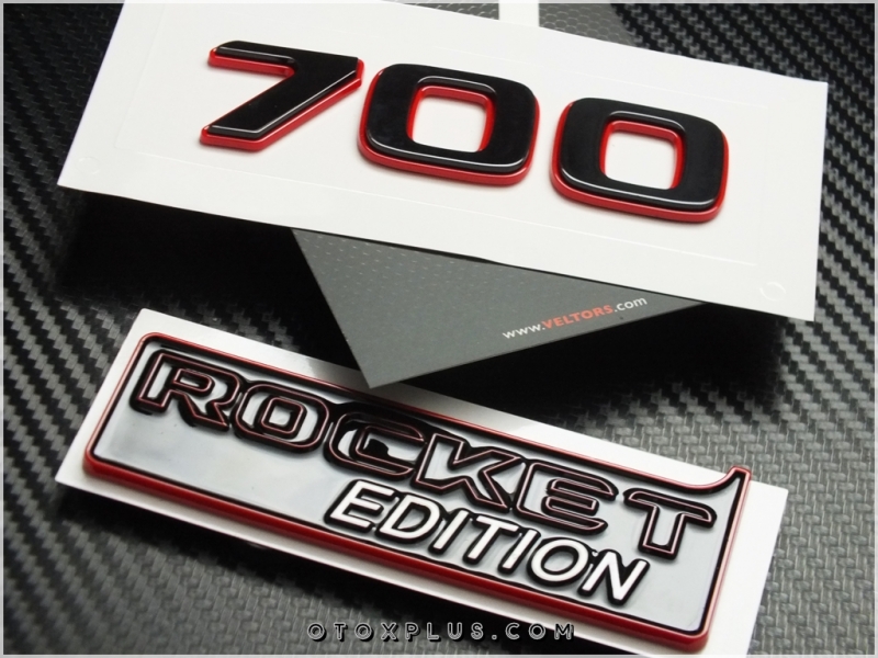 Mercedes BRABUS 700 ROCKET Bagaj Yazı Logo Amblem